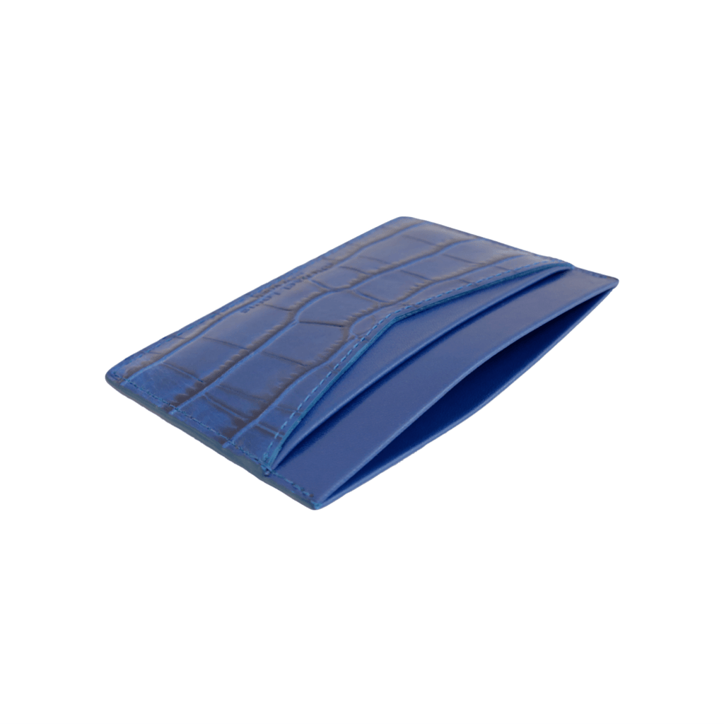 Blue Croc Embossed V2 Card Holder - Card Holders - Michael Louis ...