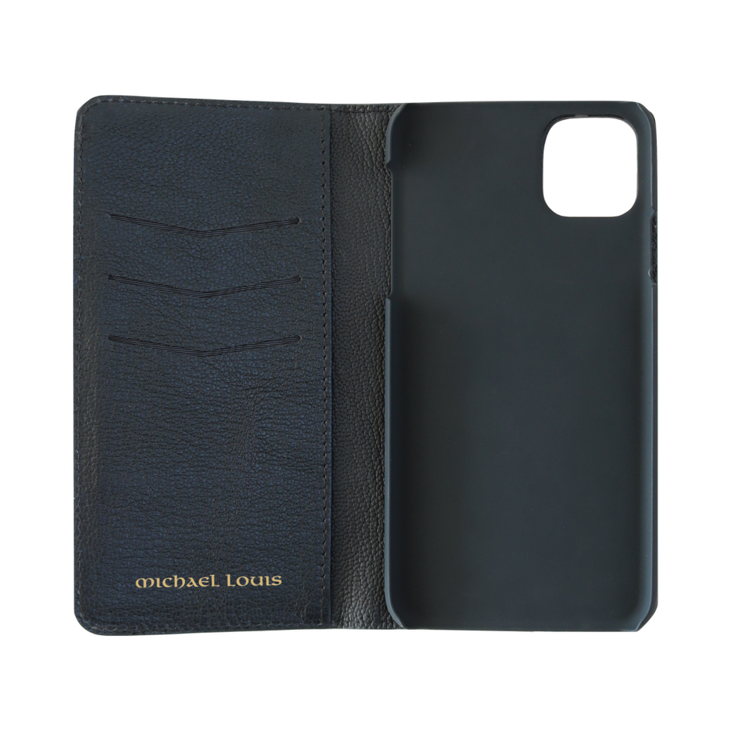 Black Python iPhone 12 Mini Folio WalletCase - Michael Louis – Michael ...